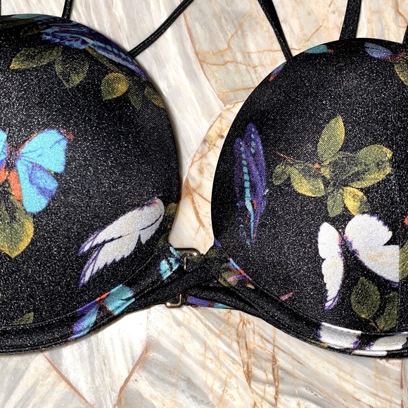 Victoria's Secret | Swim | New 32b Small Shine Strap Bombshell Add 2 ...